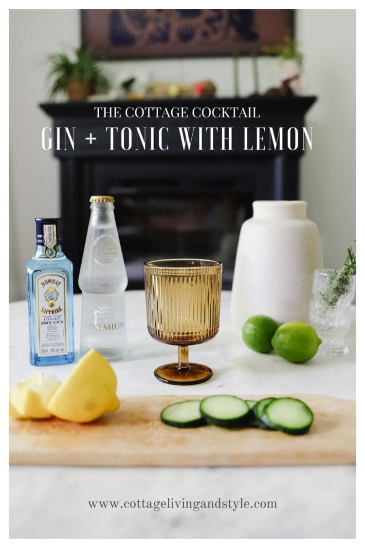 The Cottage Cocktail - A Fresh Spin on the Classic Gin and Tonic ...